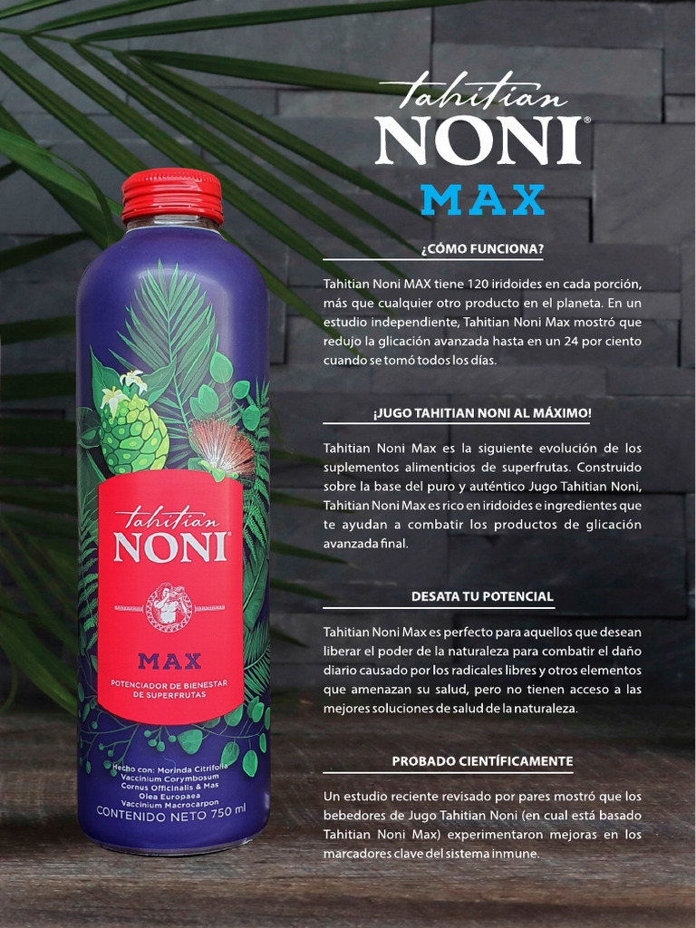 tahitian noni MAX | PDF