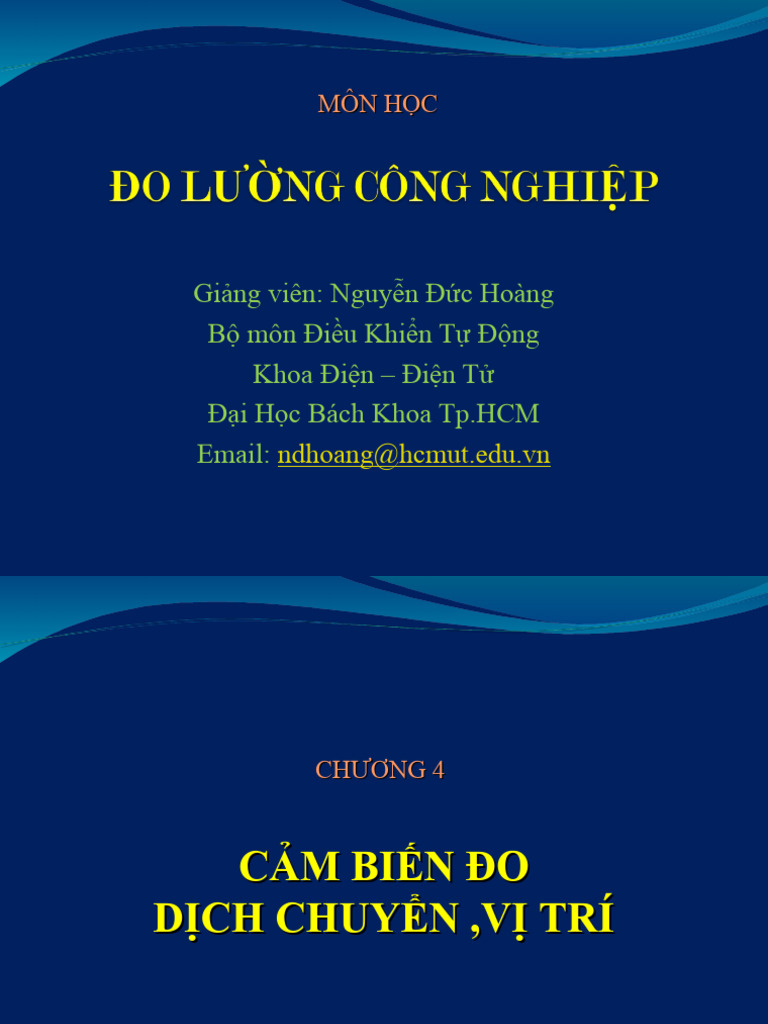 Do Luong Cong Nghiep Nguyen Duc Hoang DLCN c4 Cam Bien Do Dich Chuyen ...