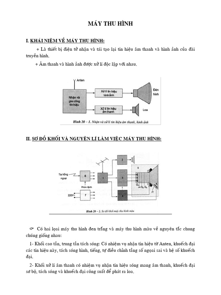 Bài 20 Máy Thu Hình | PDF