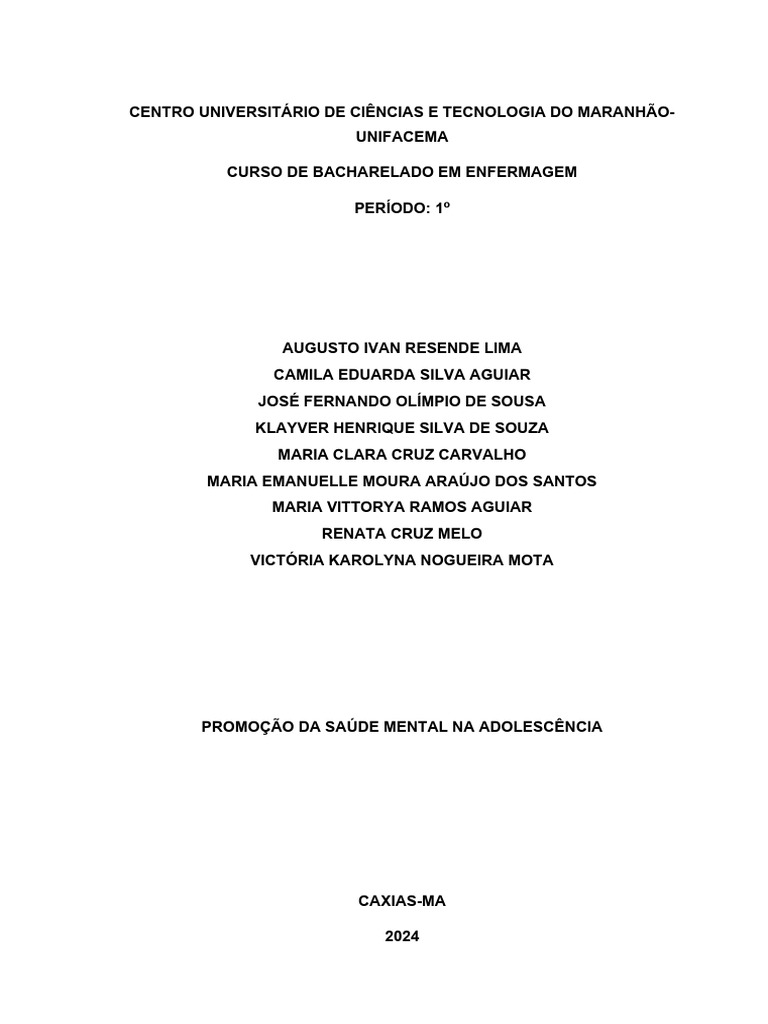 CAPA E FOLHA DE ROSTO ABNT G | PDF