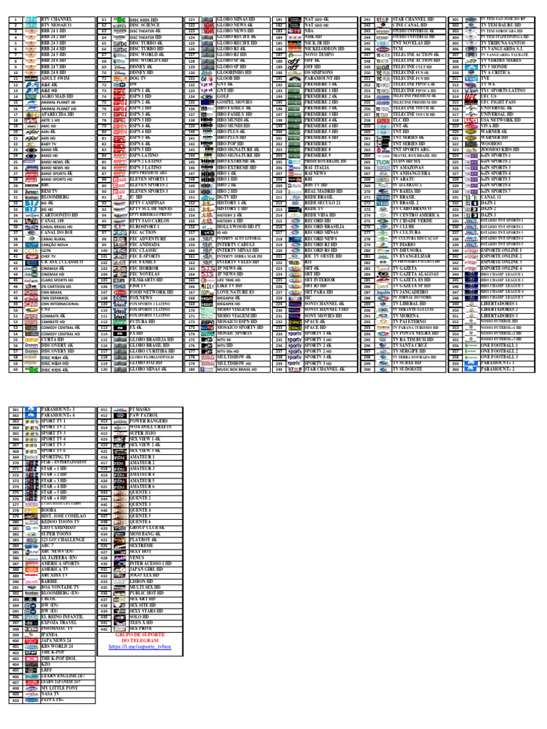 Lista BTV 31_03_2024 | PDF | Hbos | Television Network