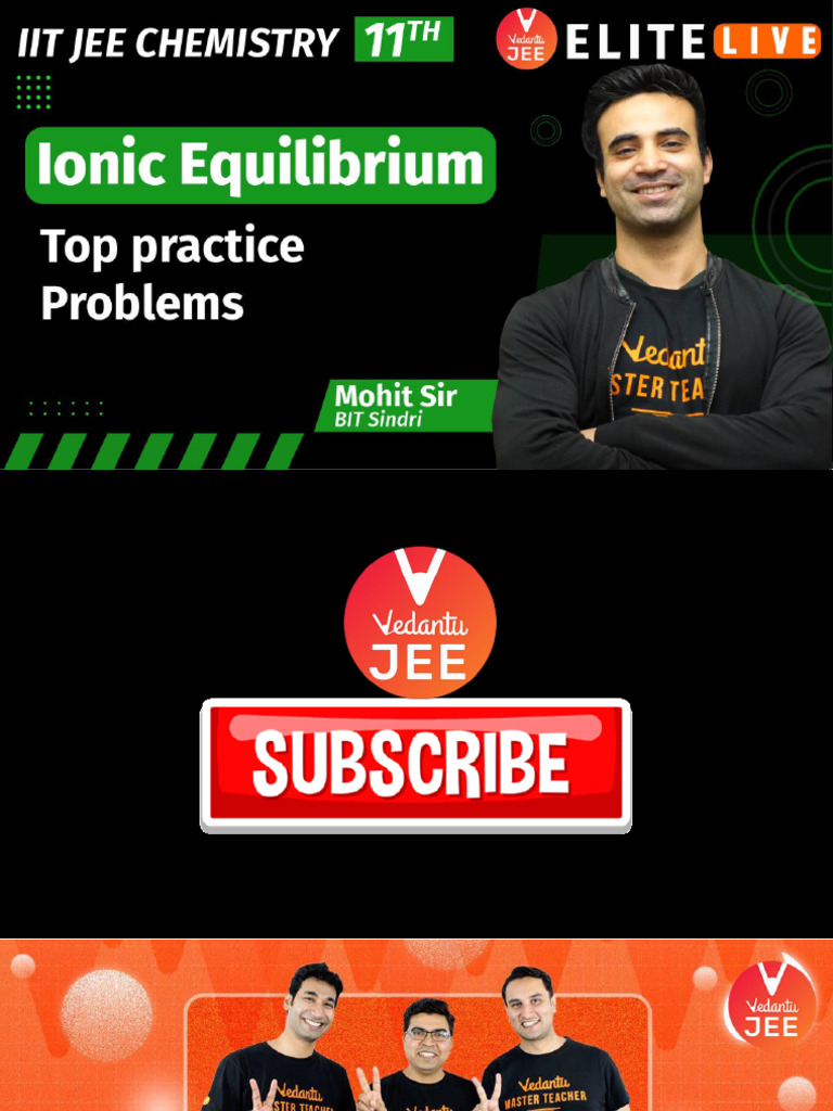 Top Practice Problems Ionic Equilibrium-Merged | PDF | Ph | Acid