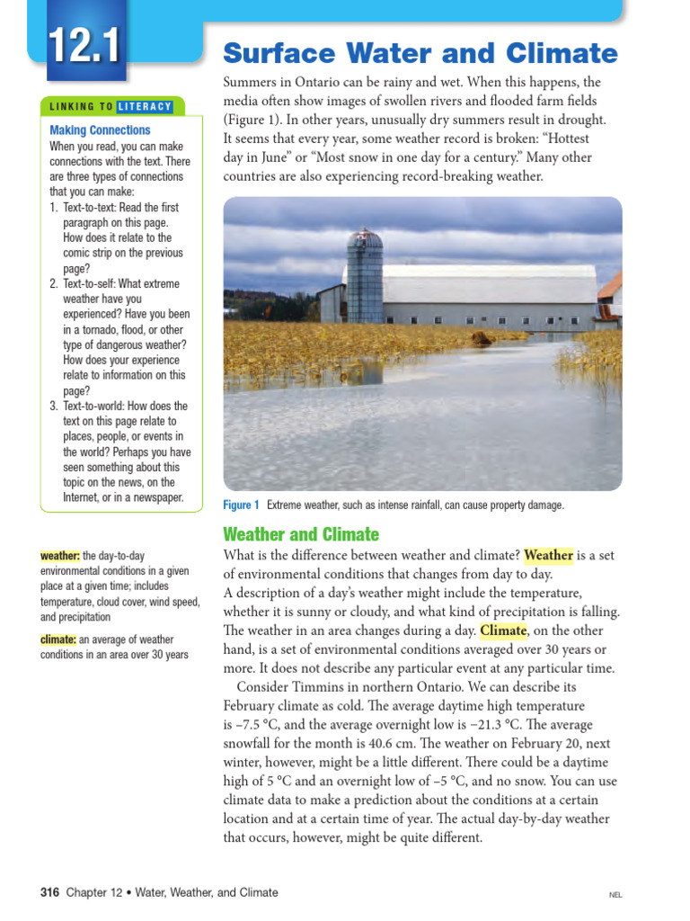 12.1 Surface Water and Climate | PDF | Atmosphere Of Earth | Heat