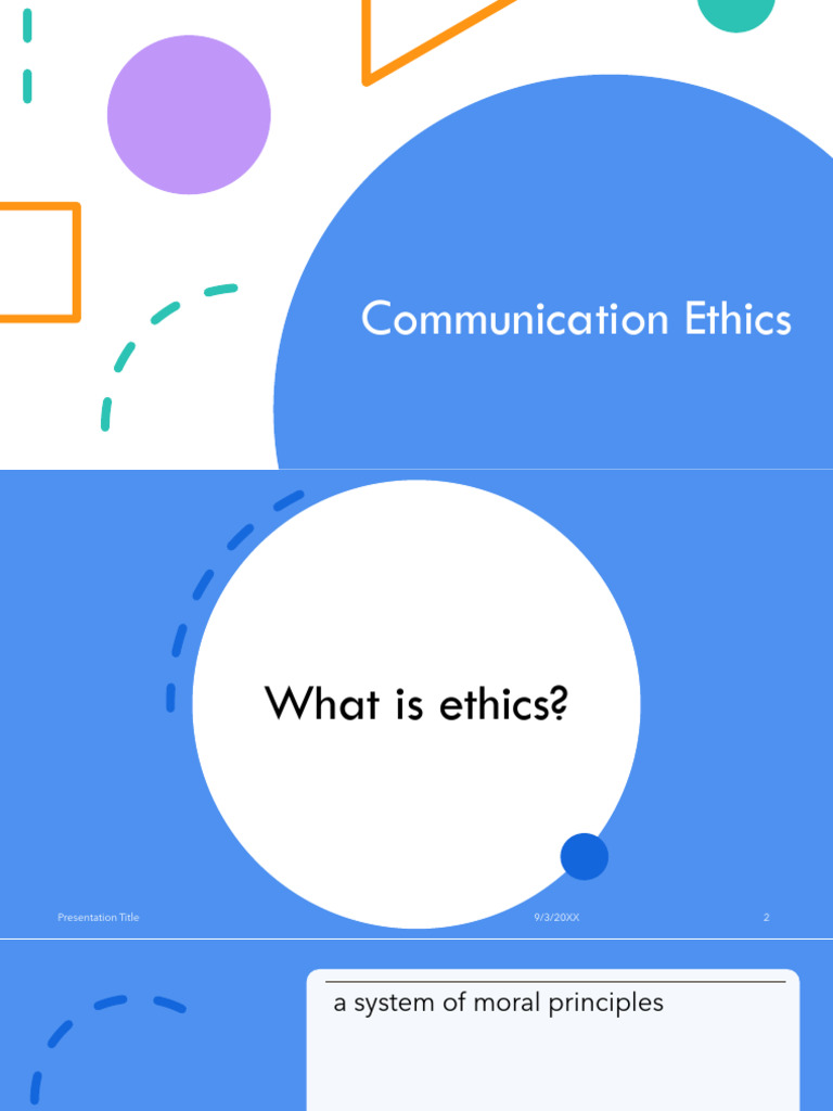 Ethics of Communication | PDF | Freedom Of Speech | Dissent