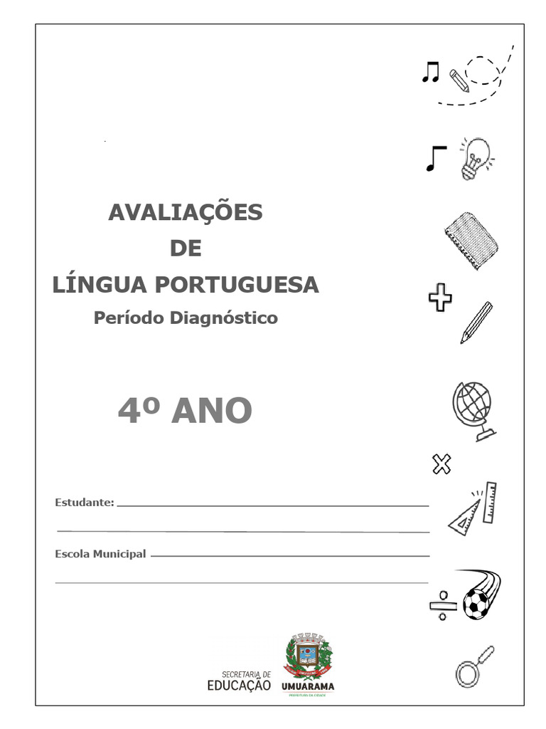 Simulado de Portugues 4º Ano | PDF | Floresta Amazônica