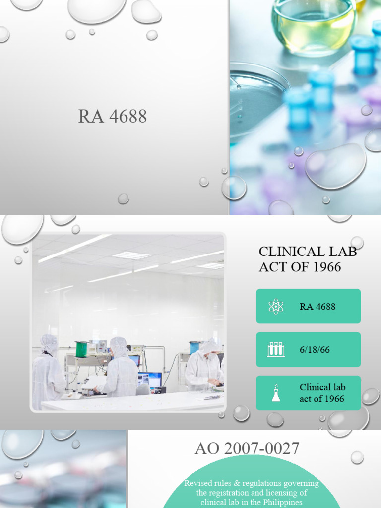 Ra 4688 | PDF | Pathology | Laboratories