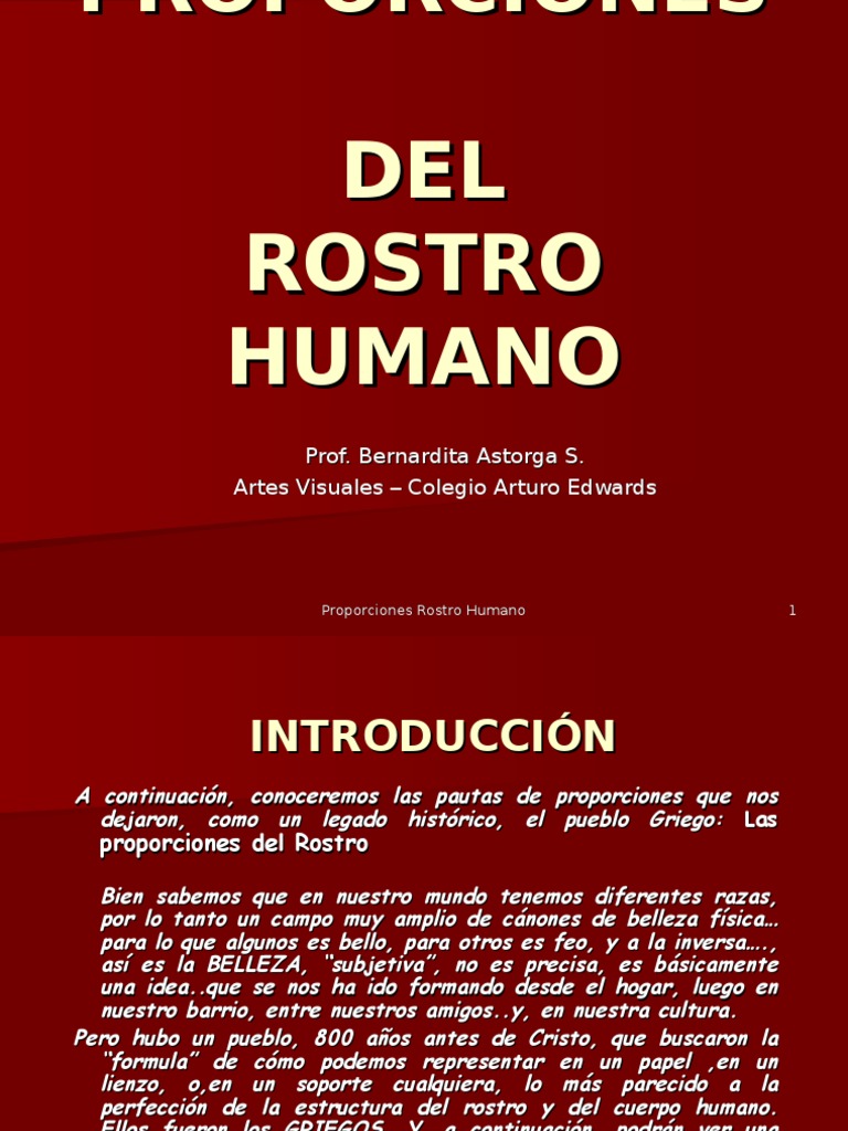 Proporciones Rostro So A Paso Pdf Belleza Ojo