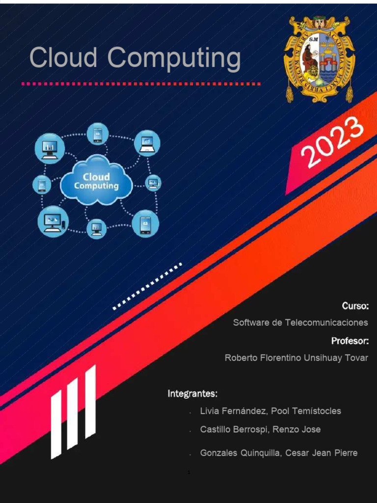 PDF Monografia Cloud Computing | PDF | Computación en la nube | Software como servicio