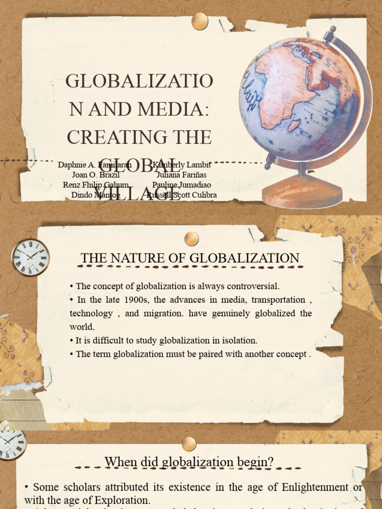 Globalization and Media Creating The Gobal Village - 20240409 - 130940 ...