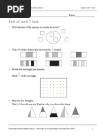 End-Of-Unit 5 Test: Name - Date | PDF | Physical Sciences