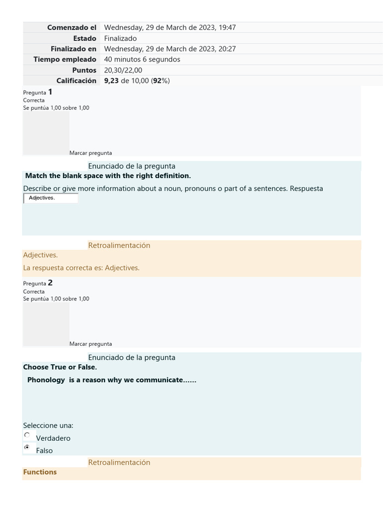 2do. Examen Eva. Leng. Ext | PDF | Noun | Word