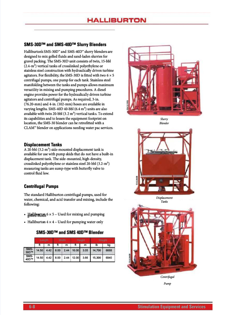 PDF Section6 Stimulation Equipment - Compress - 8 | PDF | Pump | Gases