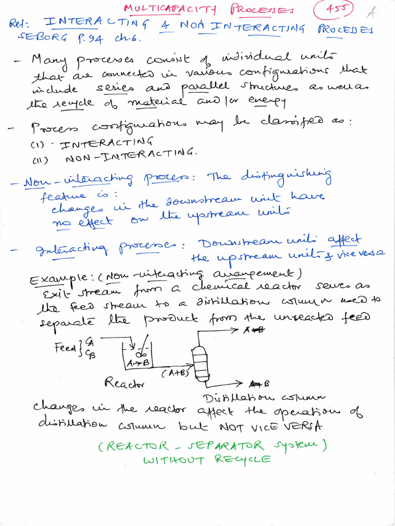 Notes Multicapacity Process Examples P 455-457 | PDF