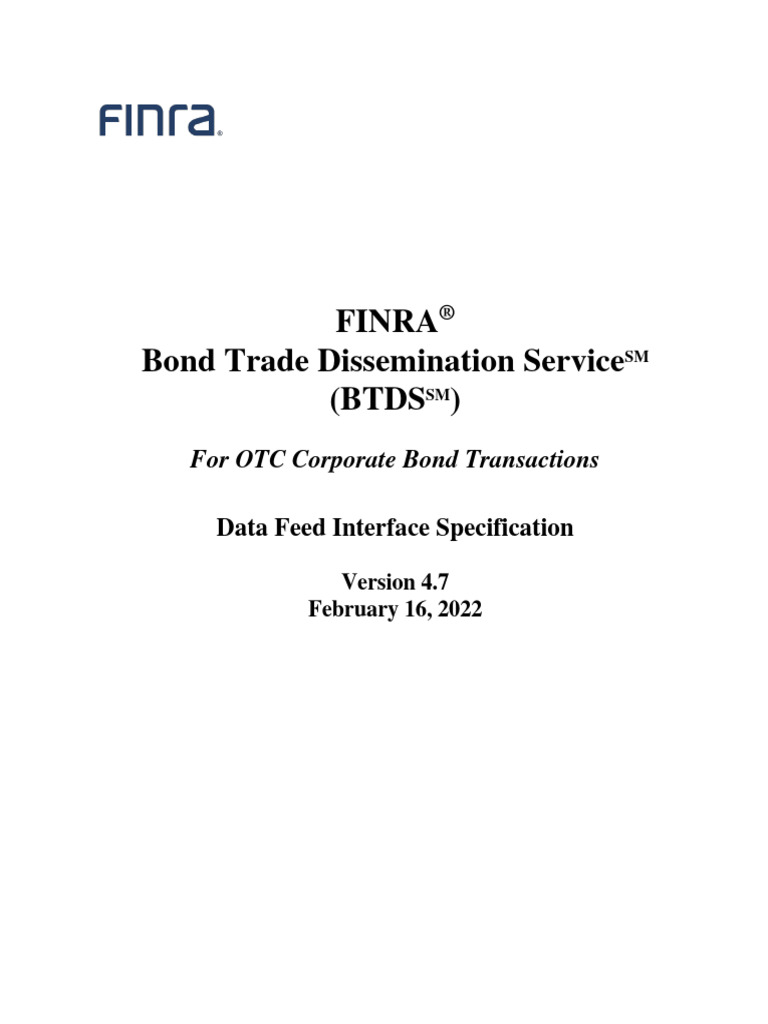 BTDS Specs v4.7 | PDF | Internet Protocols | Multicast