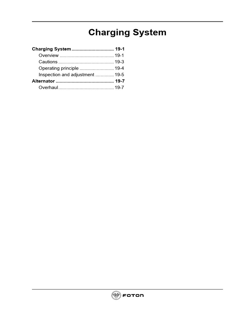 19-Charging System | PDF | Rectifier | Diode