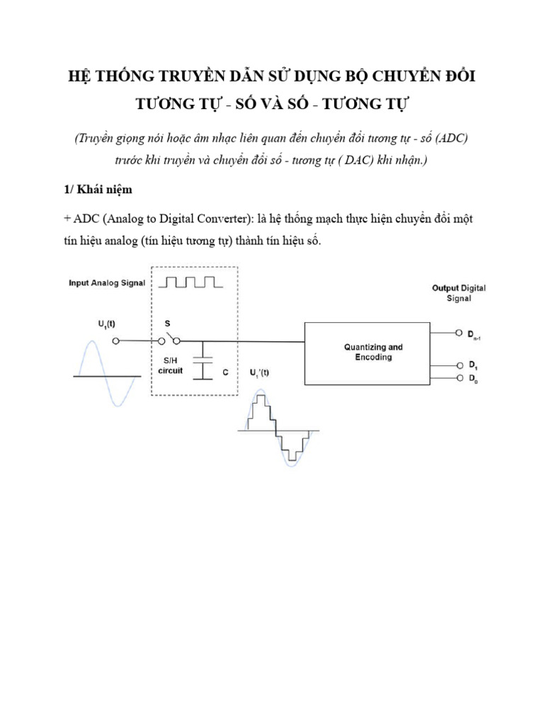Hệ thống truyền dẫn ADC DAC | PDF