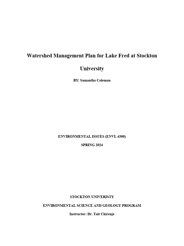 Lab 6 Issues | PDF | Water Pollution | Clean Water Act