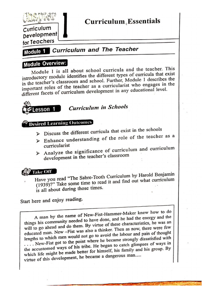 CURRICULUM AND THE TEACHER | PDF | Curriculum | Learning