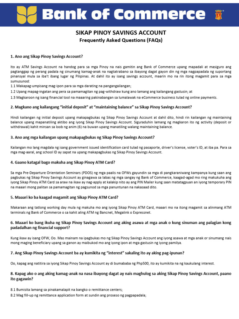 Remittance FAQs 1 | PDF