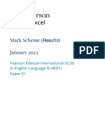 Edexcel Igcse English Language Coursework Mark Scheme | PDF