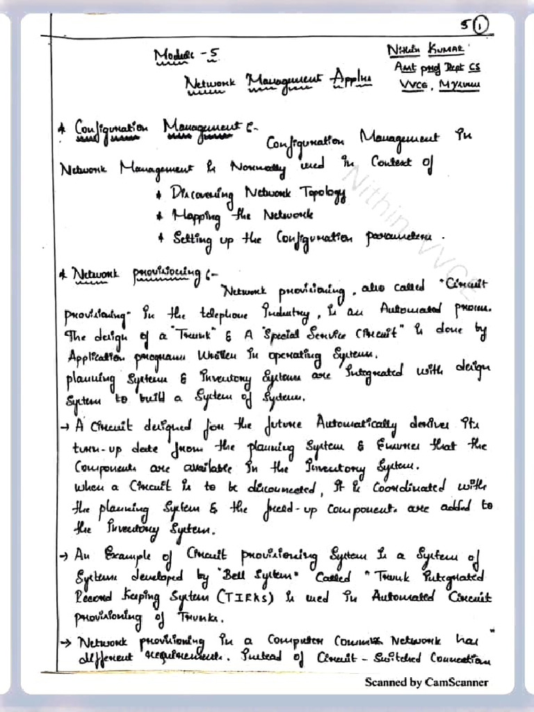 MODULE 5 NMS Final | PDF
