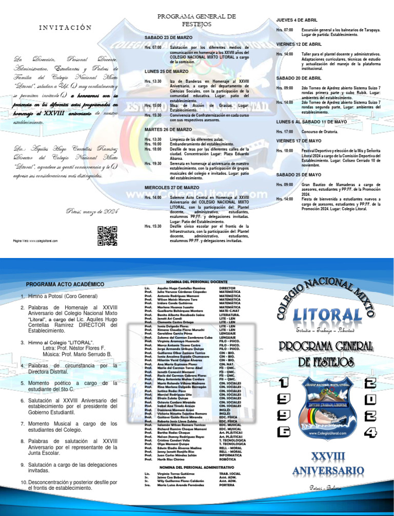 Programa de Festejos 2024 | PDF