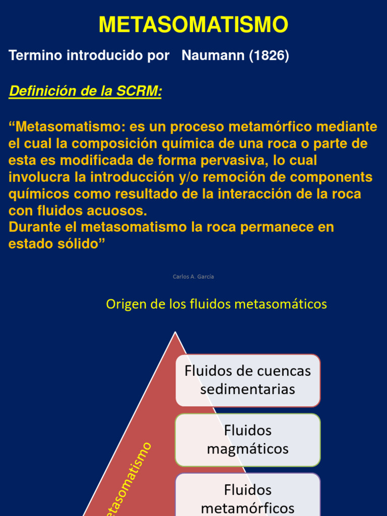 Cgarciar - Tema 13 METASOMATISMO | PDF | Minerales | Roca (geología)