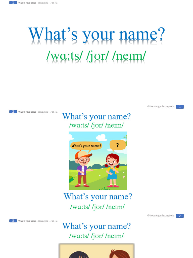 1.1. What’s your name | PDF