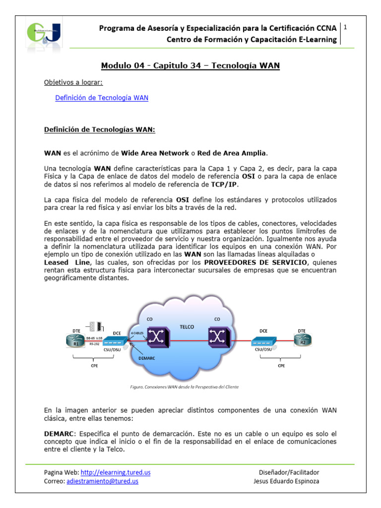 Teoria CCNA Cap34 WAN v1.0-01012018 | PDF | Línea de abonado digital ...