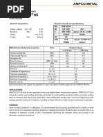 Ampco 18: Technical Data Sheet | PDF | Strength Of Materials | Alloy