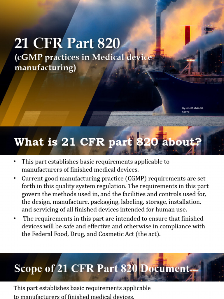 Industry Template 16x9 | PDF | Quality Management System | Medical Device