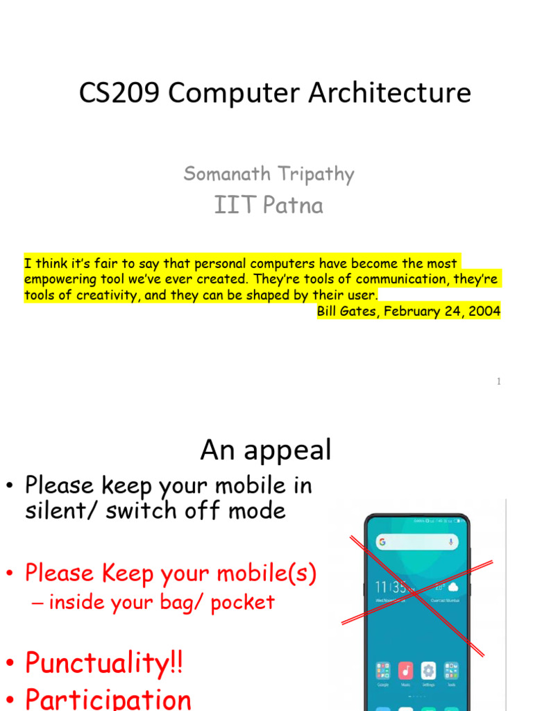 01 Introduction | PDF | Central Processing Unit | Abstraction (Computer Science)