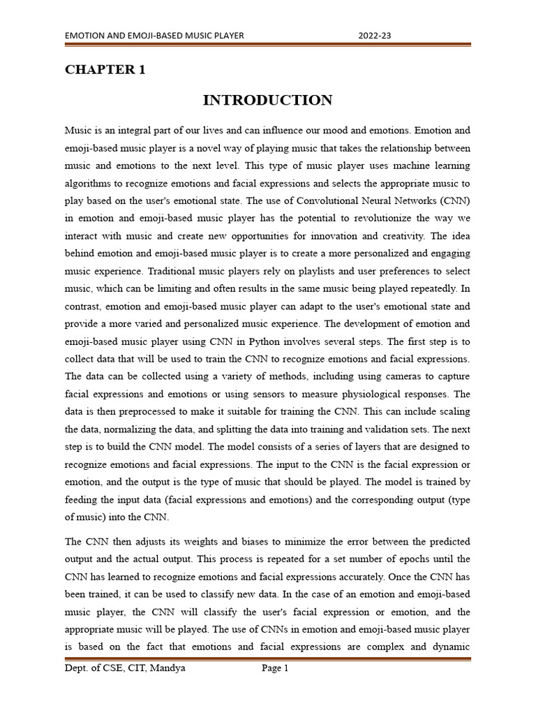 Emotion and Emoji Python Report | PDF | Software Testing | Feasibility ...