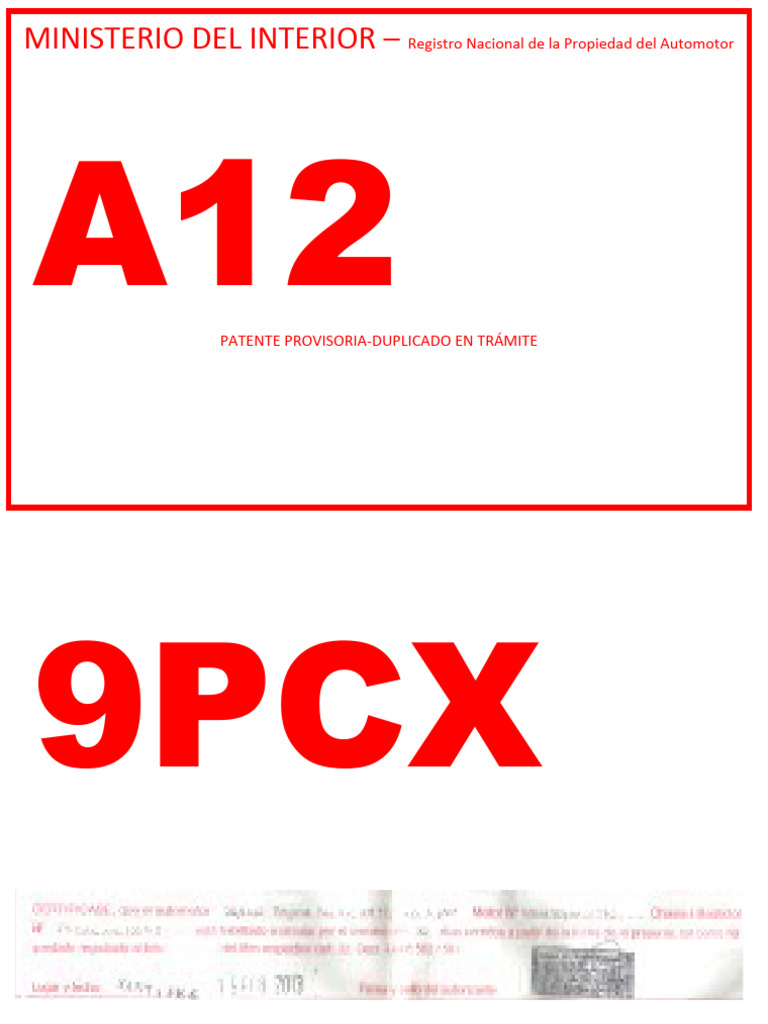 Patente Provisoria Editable | PDF