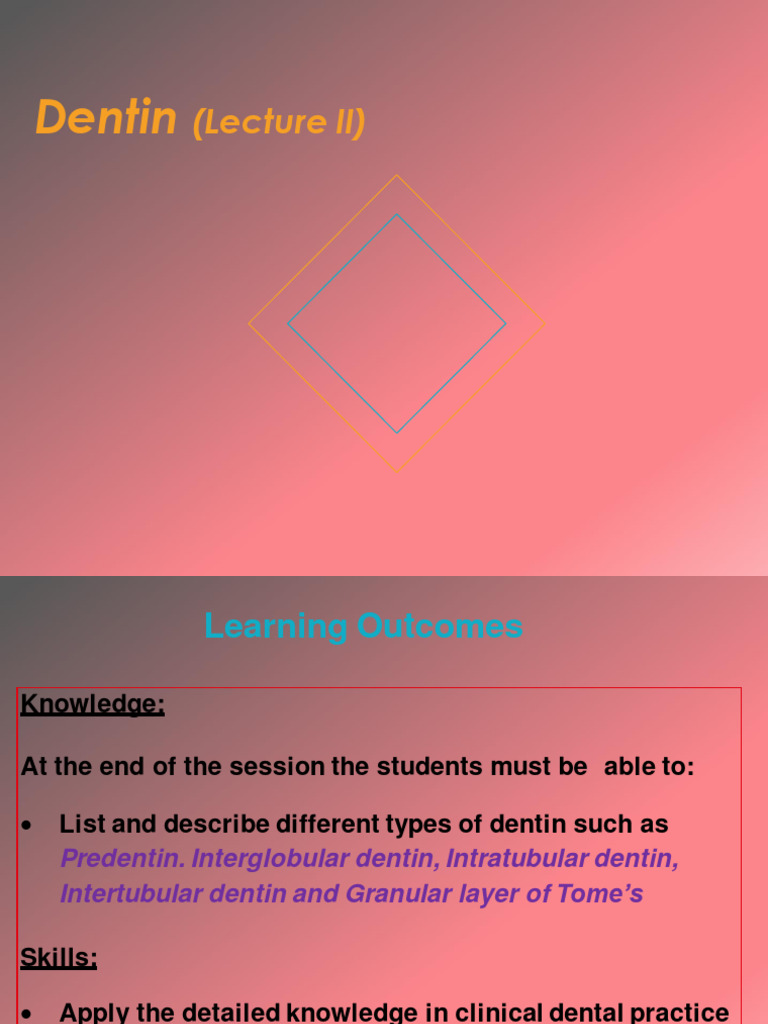 2-Types of Dentin | PDF | Dentin | Tooth