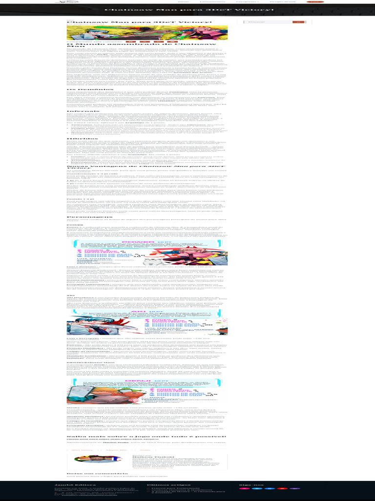 Chainsaw Man para 3DeT Victory! | PDF | Jogos de RPG | Medo