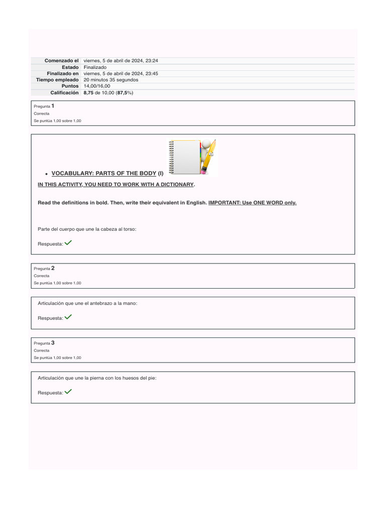 TPV #2 - 2024 - Revisión Del Intento Medicina | PDF