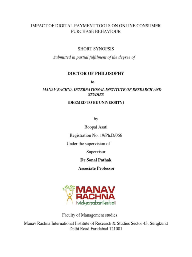 Digital Payments & Consumer Behavior | PDF | Online Shopping | Behavior