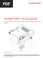 CXT Wire Rope Hoist Spare Parts Guide | PDF | Manufactured Goods