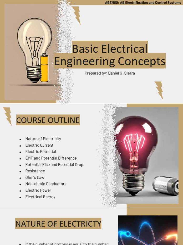 1.1 Basic Concepts | PDF | Electric Current | Voltage