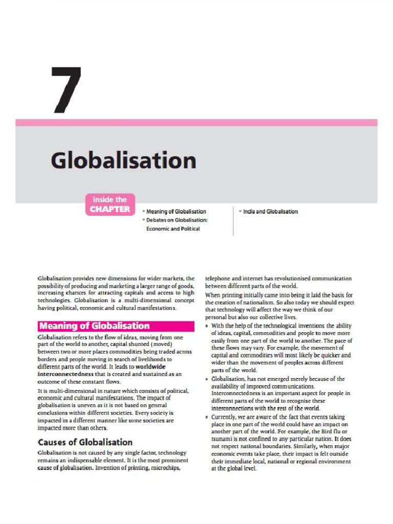 Globalisation | PDF