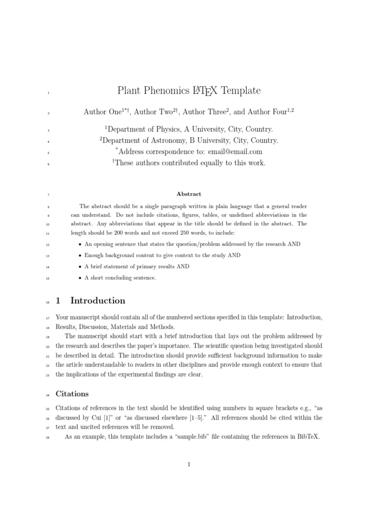 Phenomics Research Paper Guide | PDF | Data | Citation
