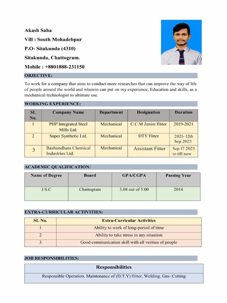 Akash CV | PDF