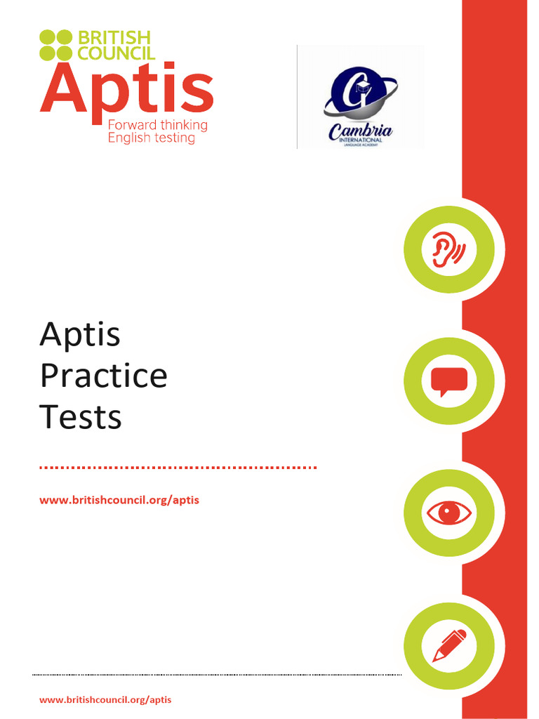 Aptis Practice Tests Grammar Version 2 | PDF