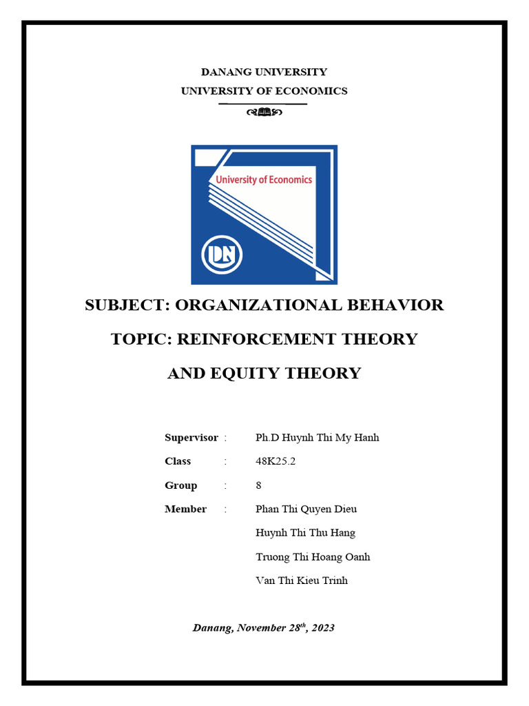 48k25.2 Group 8 Reporting | PDF | Reinforcement | Motivational