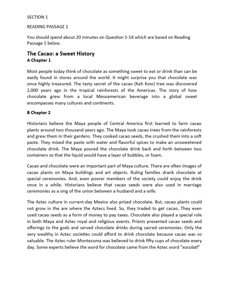 History and Production of Cacao | PDF | Cocoa Bean | Chocolate