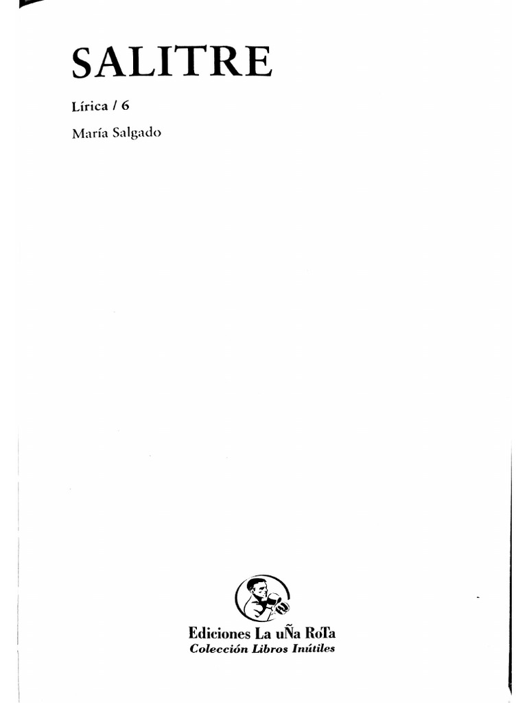 Salgado, María - Salitre (2019) | PDF