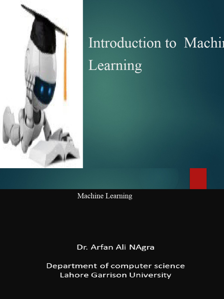 01_introduction | PDF | Machine Learning | Support Vector Machine