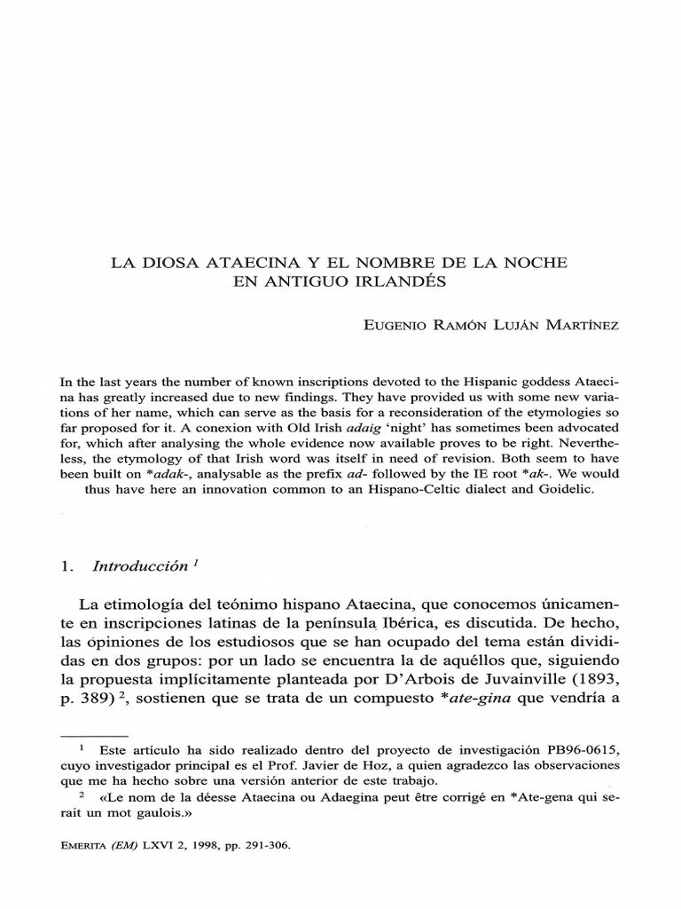 Etnología de Ataecina y Adaig | PDF | Fonética | Lingüística