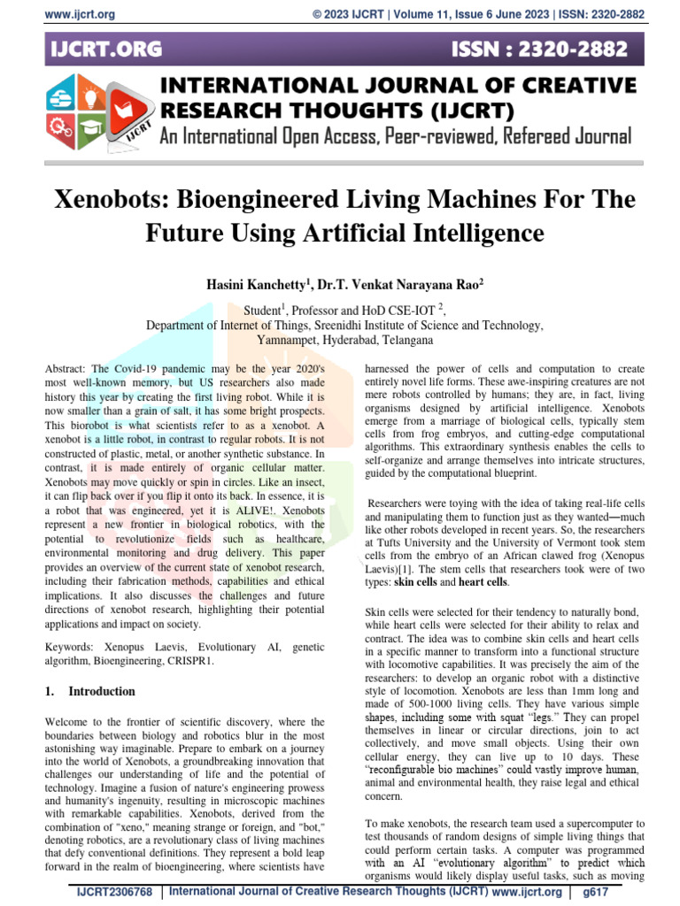 IJCRT2306768 | PDF | Genetic Algorithm | Machine Learning